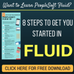 fluid-cheatsheet | PeopleSoft Tutorial