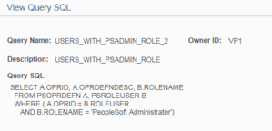 How to access SQL for a Private PS query of another user | PeopleSoft Tutorial
