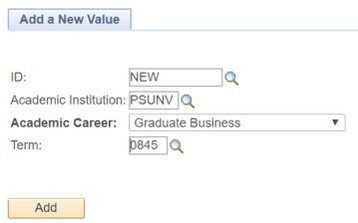 Student Records – Overview of Quick Admit a Student Process ...