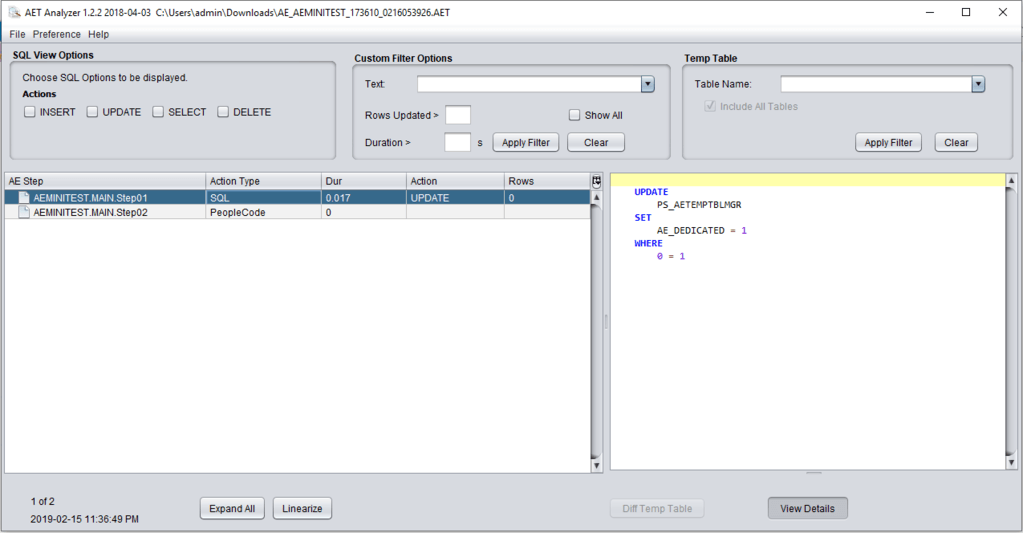 Application Engine new features in PeopleTools 8.57 | PeopleSoft Tutorial