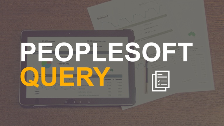 ps query | PeopleSoft Tutorial