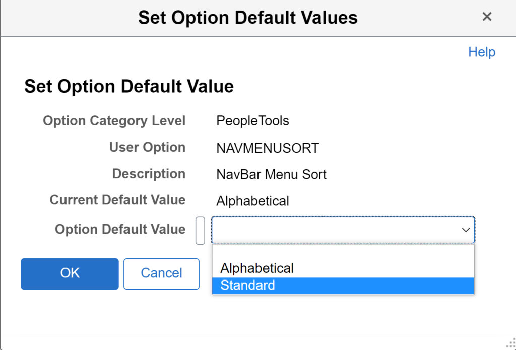 How To Disable Alphabetical Menu In Peoplesoft Peoplesoft Tutorial