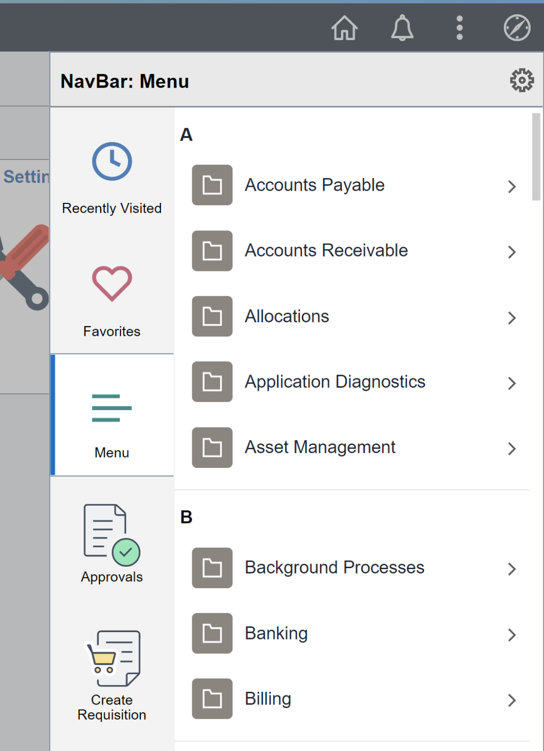 How to Disable Alphabetical Menu in PeopleSoft | PeopleSoft Tutorial