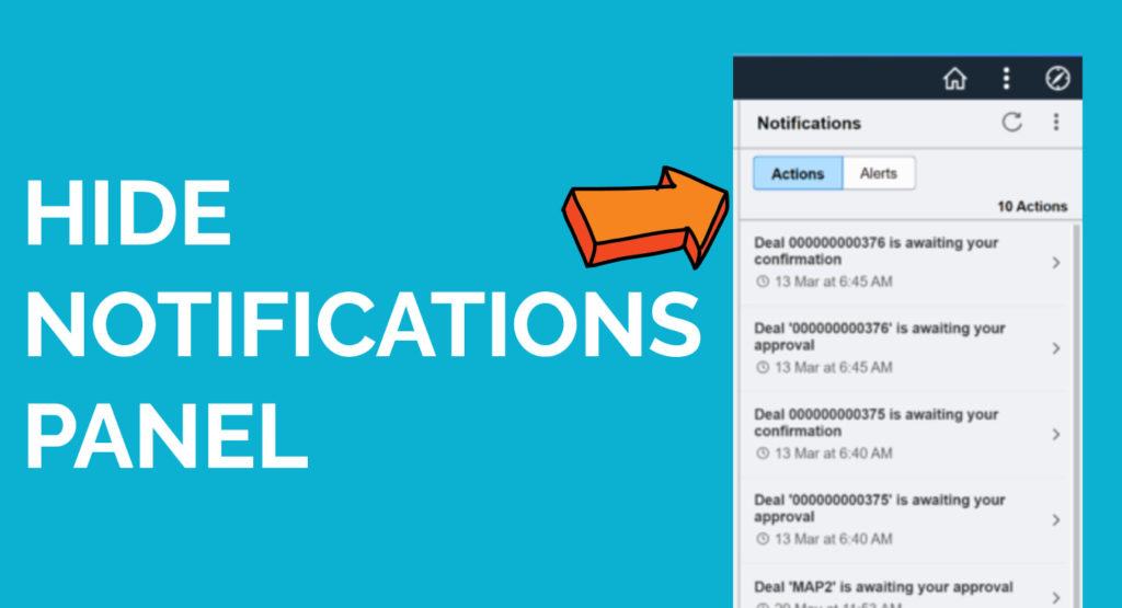 notifications panel | PeopleSoft Tutorial