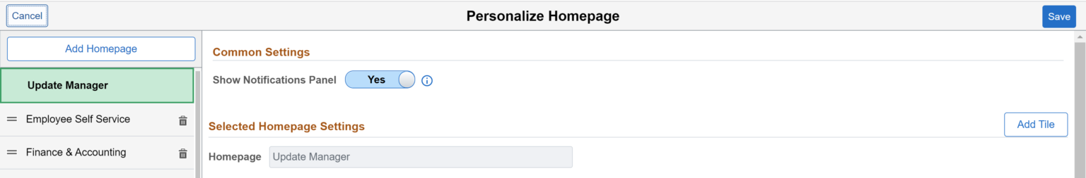 Show Notification Panel Peoplesoft Tutorial